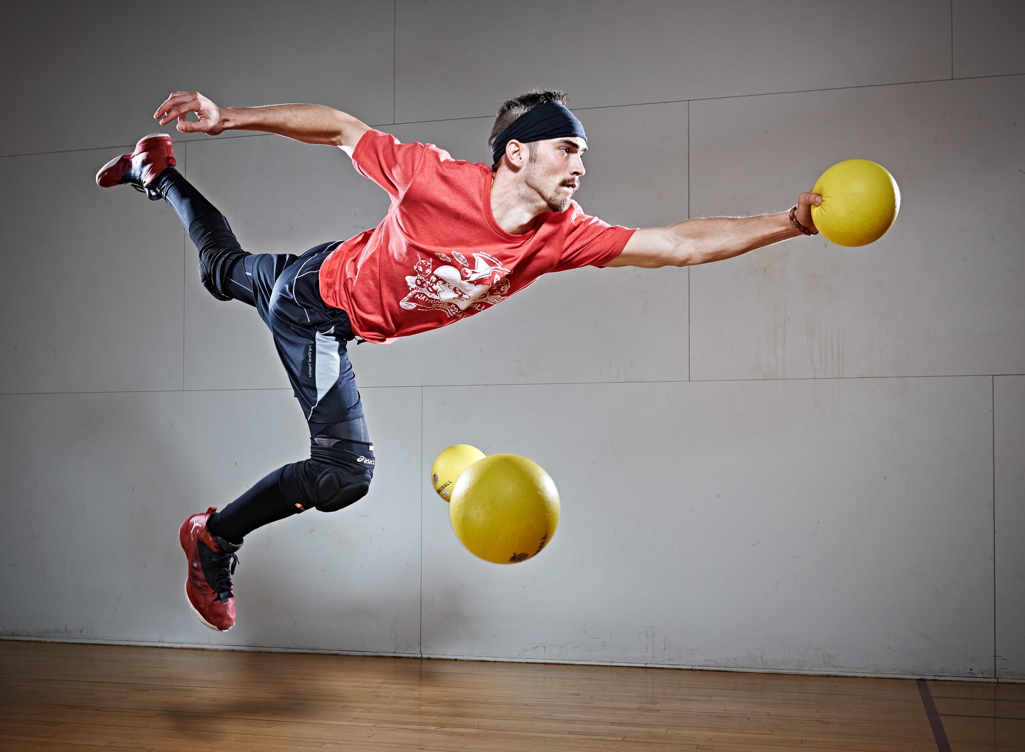 Dodgeball Action Portraits – Dan Tabar Photography
