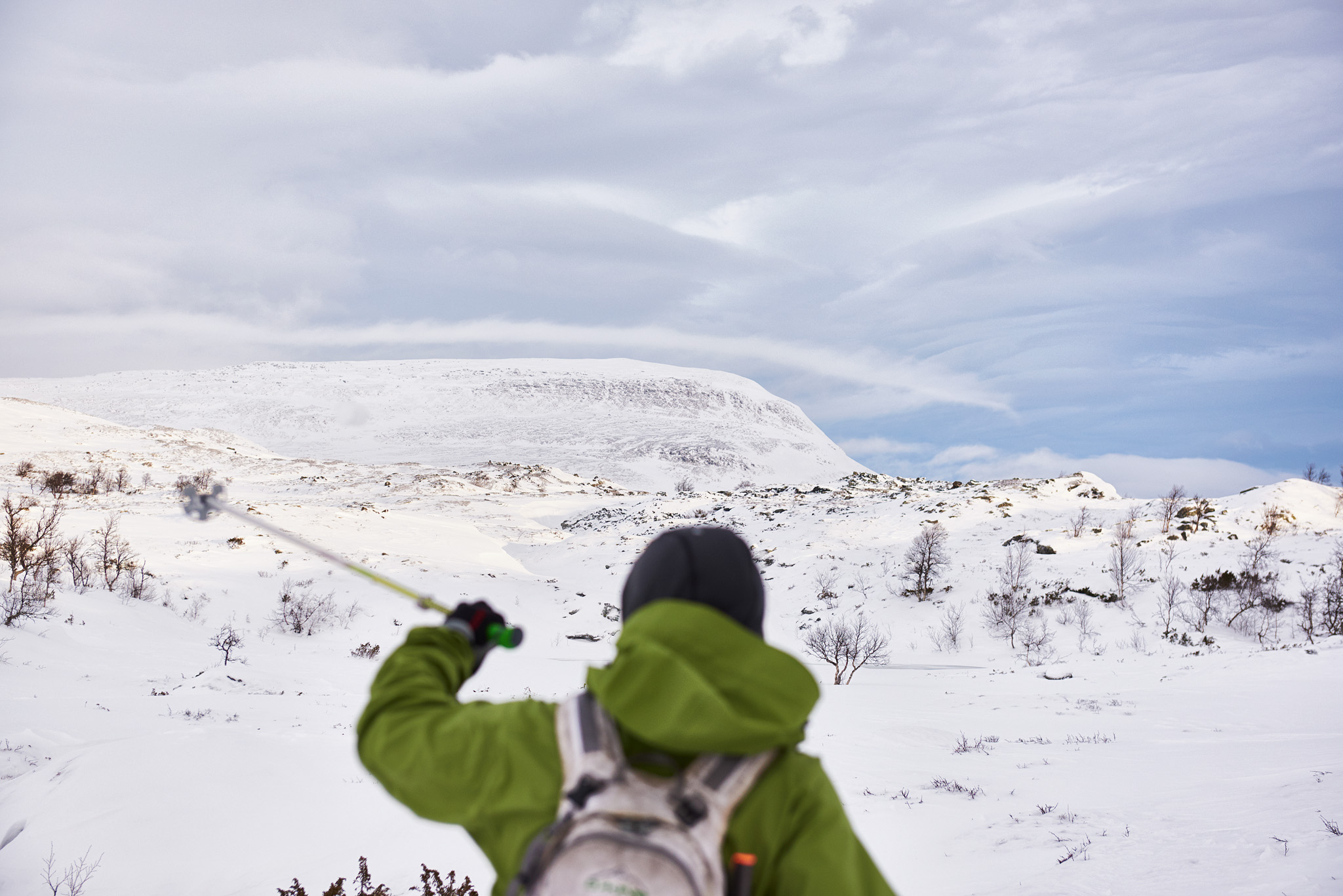 Splitboard attack on Stor-Mittåkläppen – Dan Tabar Photography